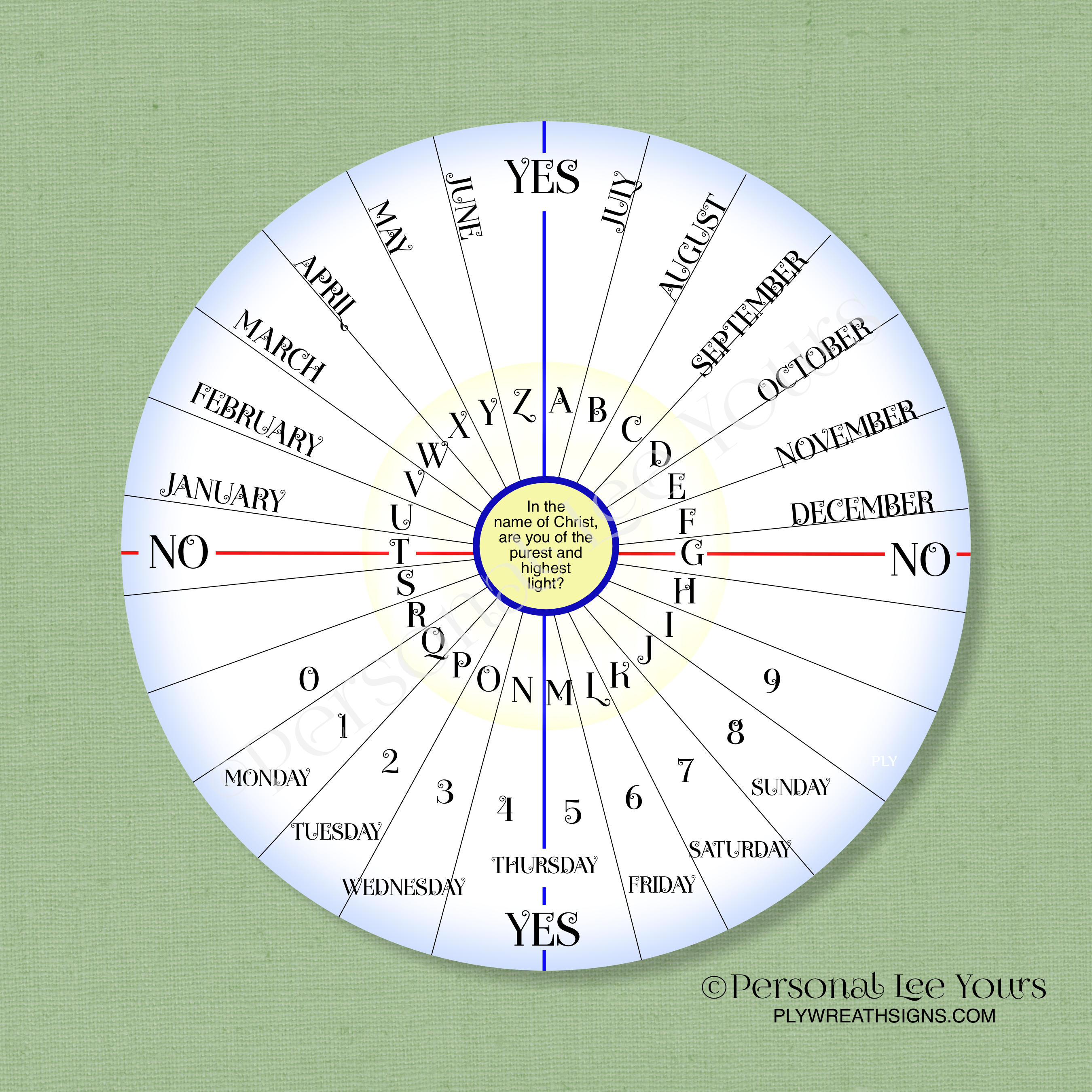 8" All In One Pendulum Board * Experience the power of the pendulum. L ...