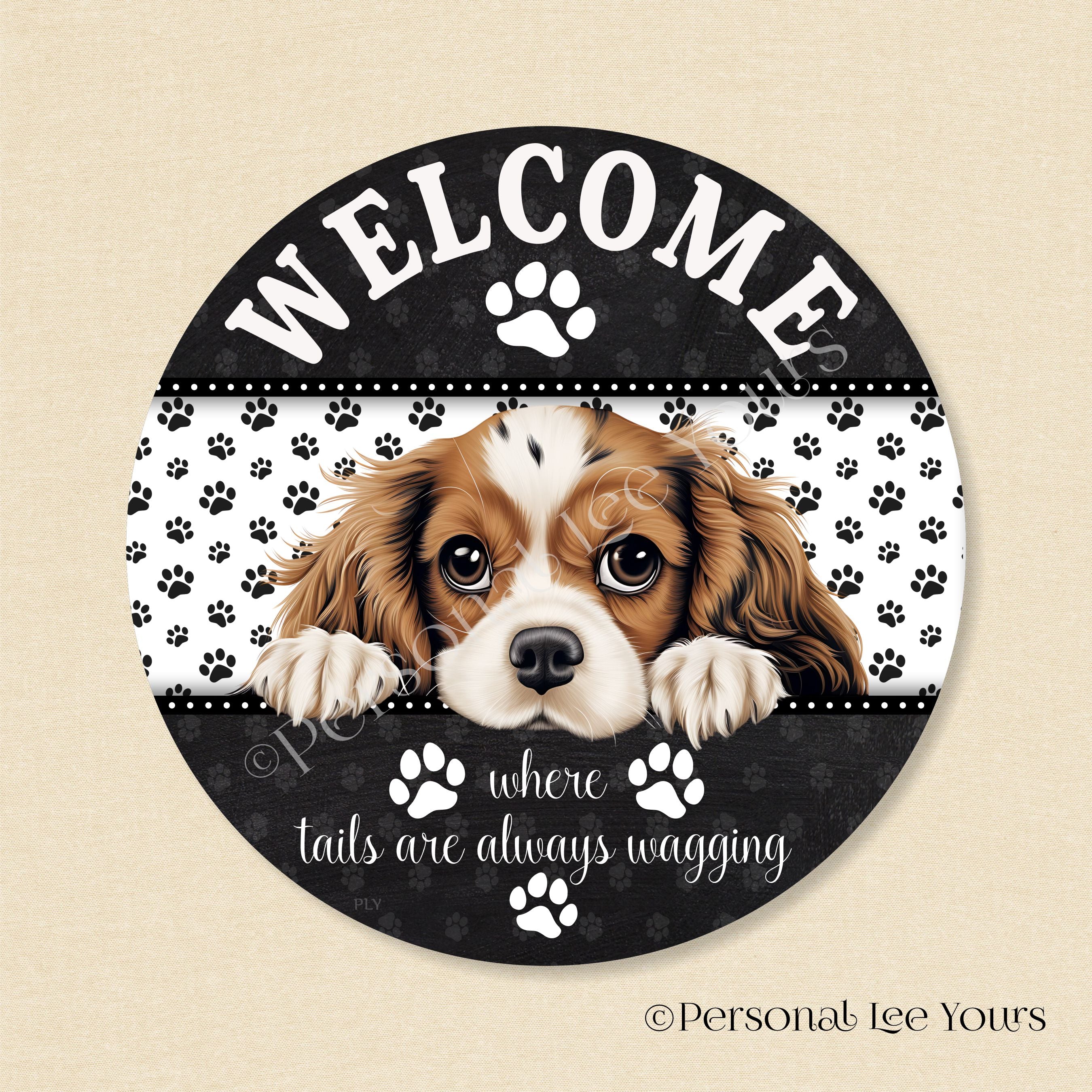 Best Wreath Signs by Personal Lee Yours, Cavalier King Charles Spaniel ...