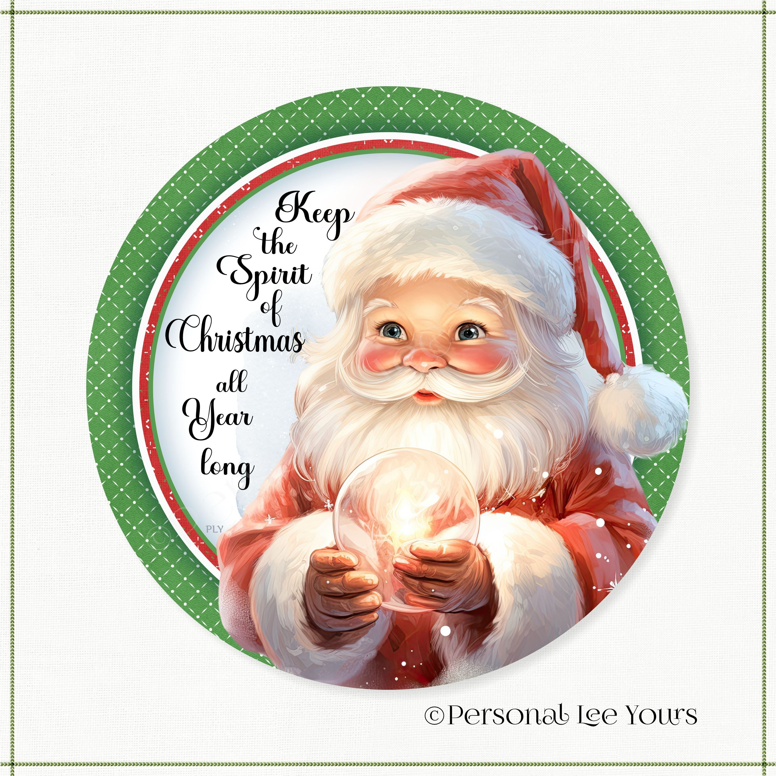 Best Wreath Signs Anywhere by Personal Lee Yours, Spirit Of Christmas Round