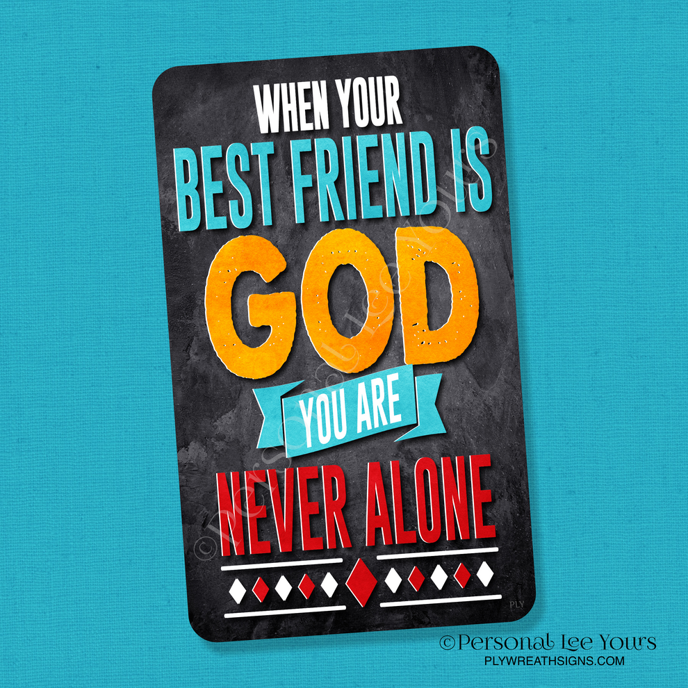 Personal Lee Yours Wreath Signs, God's Glorious Day Horizontal