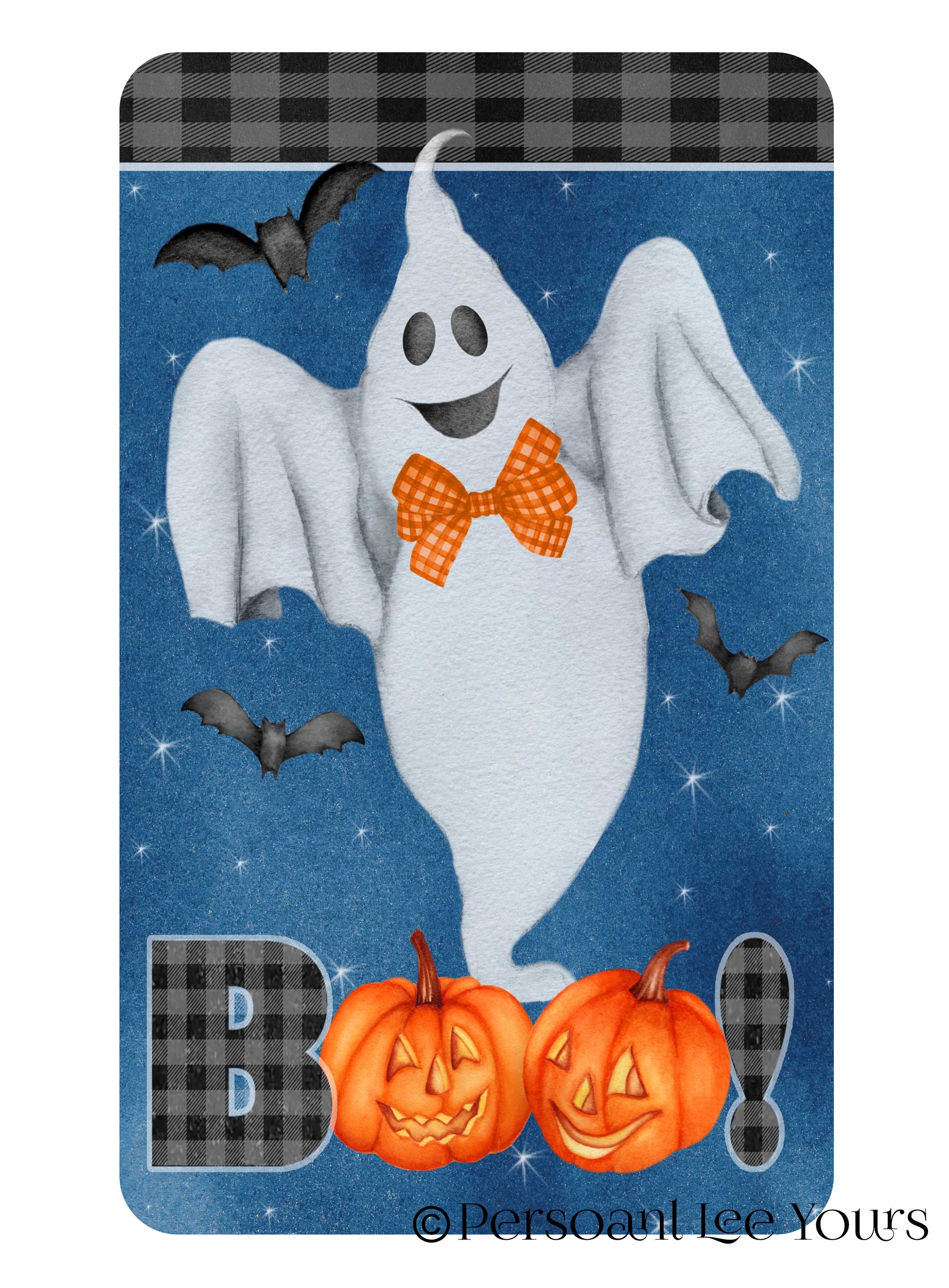 Halloween Wreath Sign * Boo! * 3 Sizes * Lightweight Metal – Personal ...